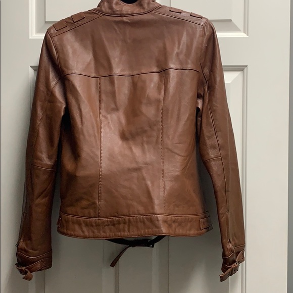 Metro 7 | Jackets & Coats | Metro 7 7s Style Camel Color Leather Jacket ...